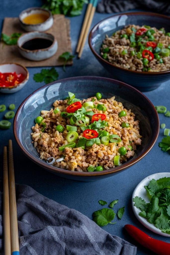 Turkey Mince Fried Rice - Easy Peasy Foodie