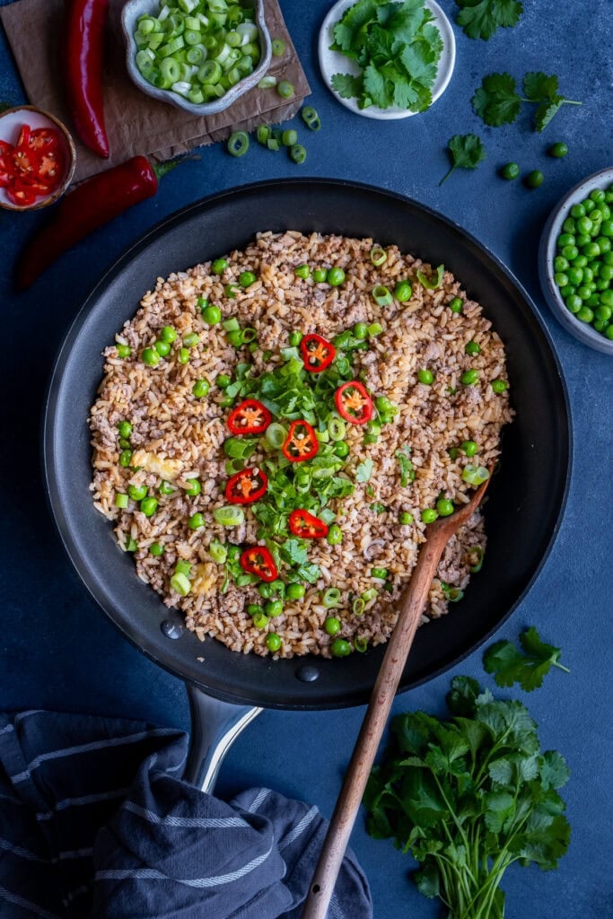 Turkey Mince Fried Rice - Easy Peasy Foodie