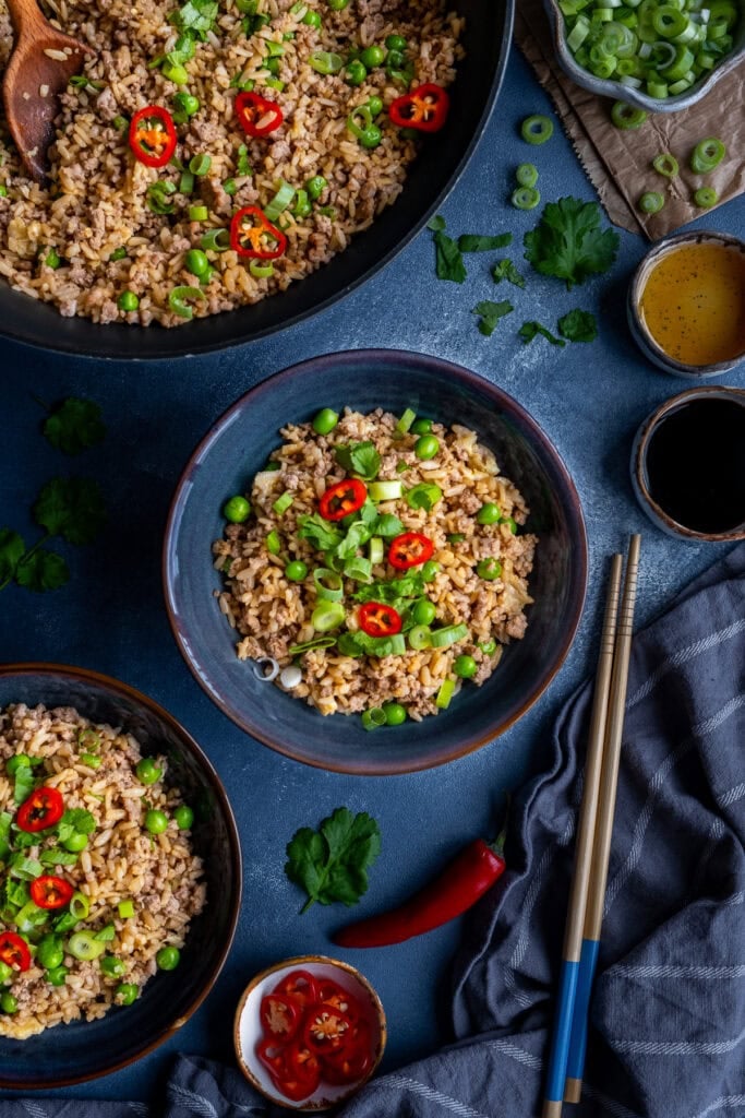 Turkey Mince Fried Rice - Easy Peasy Foodie