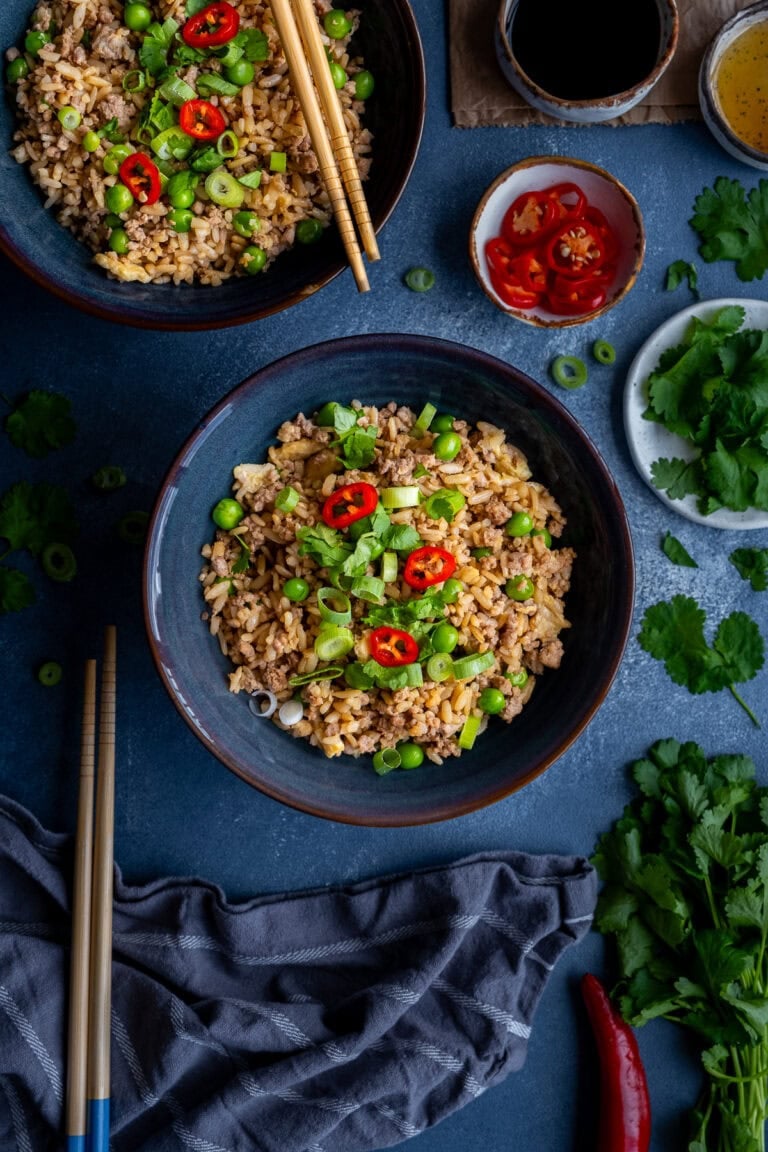 Turkey Mince Fried Rice - Easy Peasy Foodie