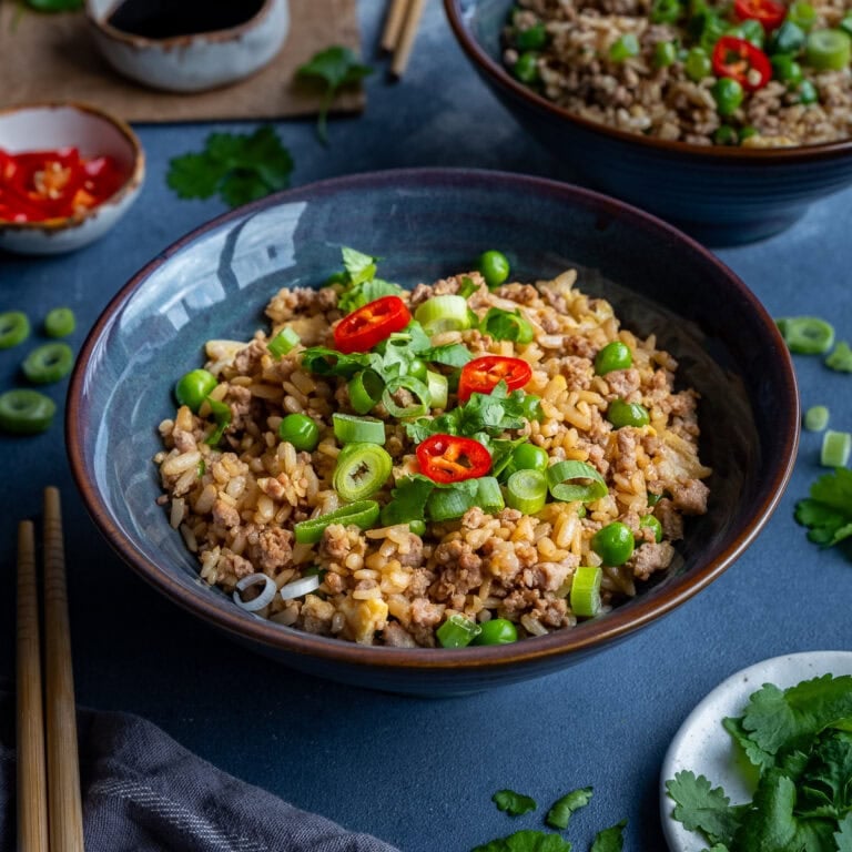 Turkey Mince Fried Rice - Easy Peasy Foodie
