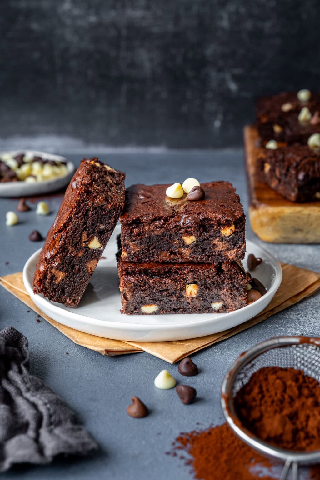 Triple Chocolate Brownies - Easy Peasy Foodie