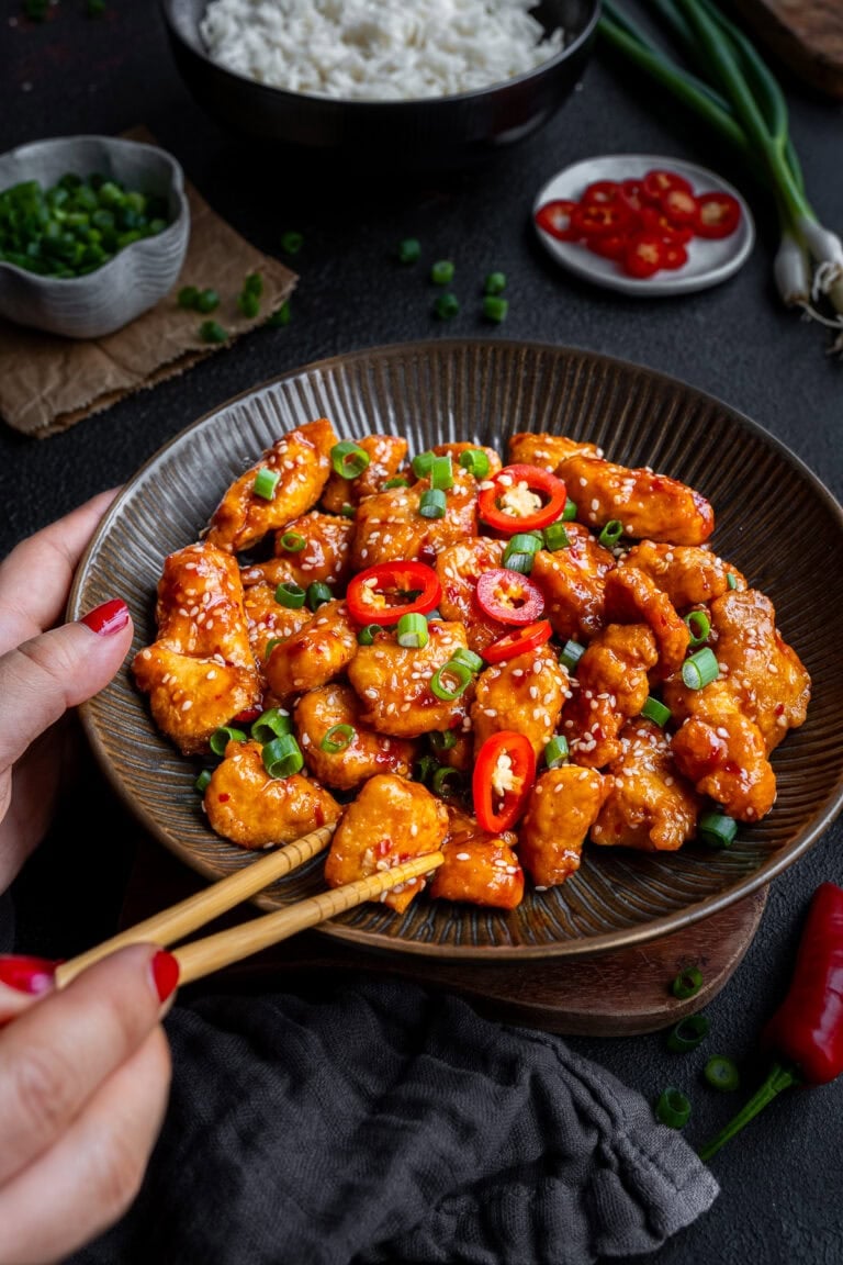 Crispy Sweet Chilli Chicken - Easy Peasy Foodie