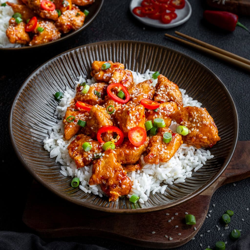 Crispy Sweet Chilli Chicken - Easy Peasy Foodie