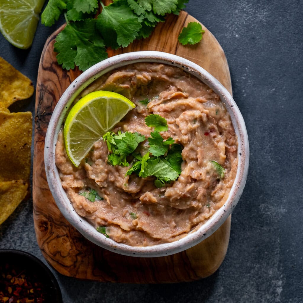 Easy Homemade Refried Beans (From Tinned Beans!) - Easy Peasy Foodie