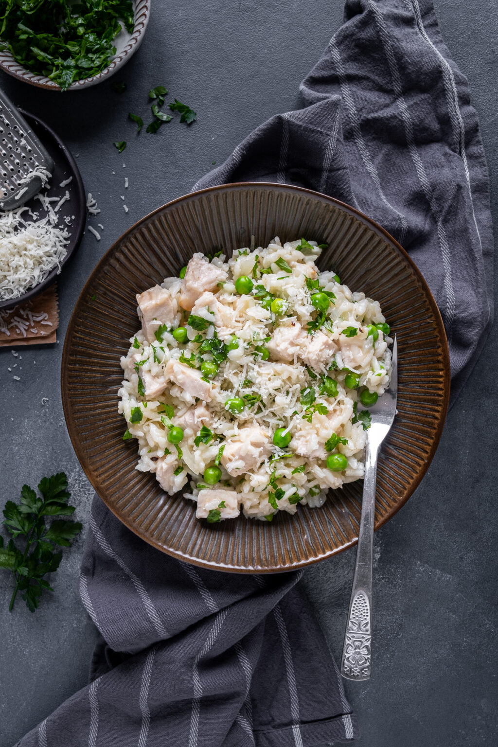 Leftover Turkey Risotto - Easy Peasy Foodie