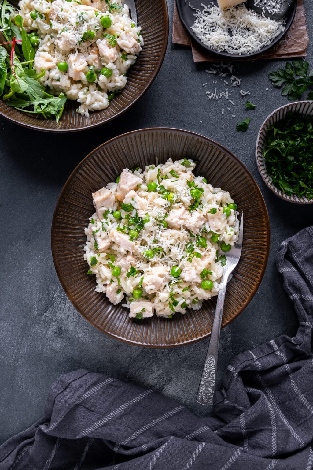Leftover Turkey Risotto - Easy Peasy Foodie