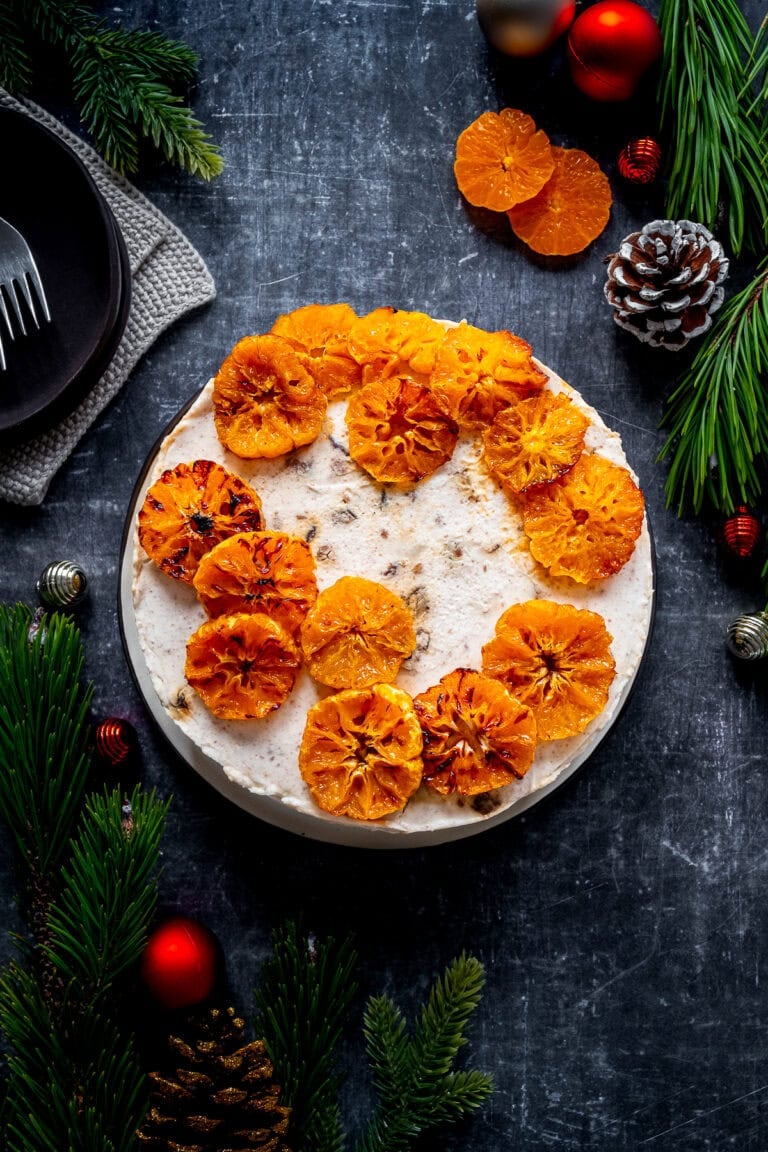 Christmas Cake Cheesecake (No Bake) - Easy Peasy Foodie