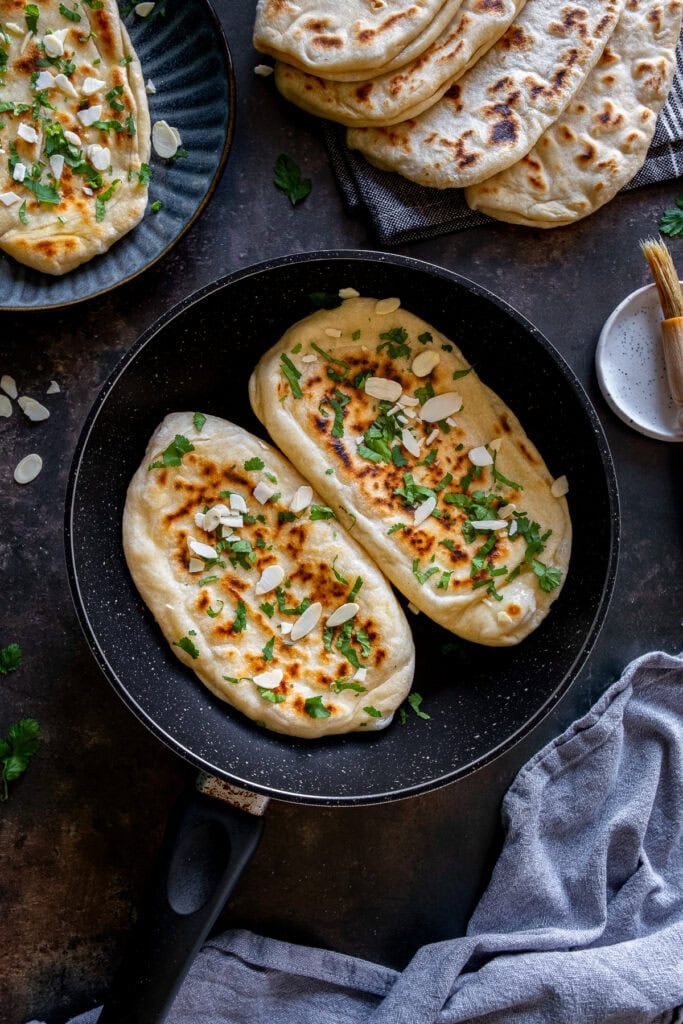 Easy Homemade Peshwari Naan - Easy Peasy Foodie