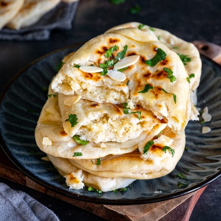 Easy Homemade Peshwari Naan - Easy Peasy Foodie