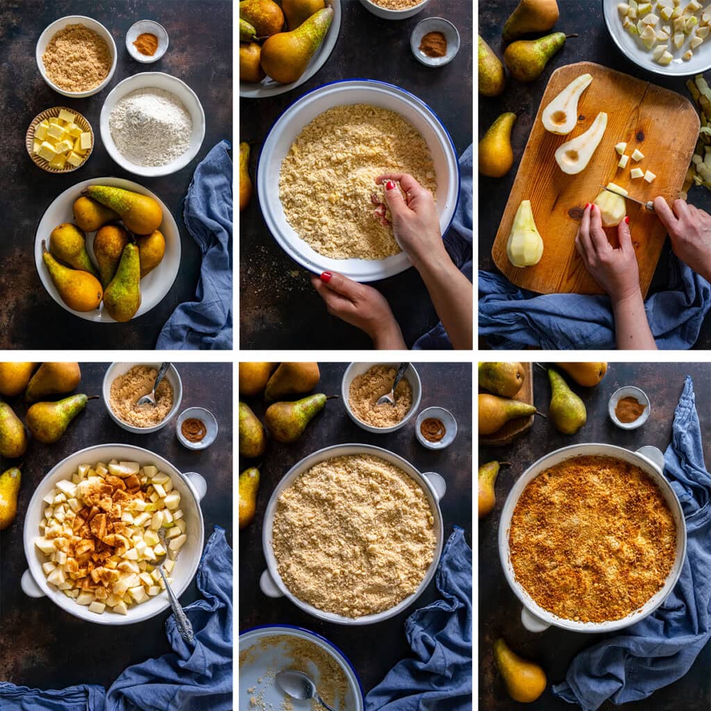 Easy Pear Crumble - Easy Peasy Foodie