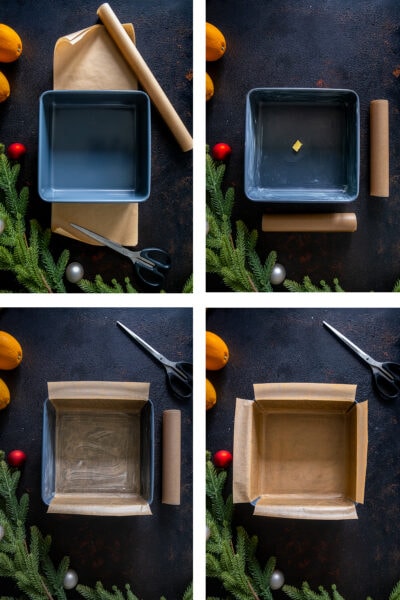 Easy Square Christmas Cake - Easy Peasy Foodie