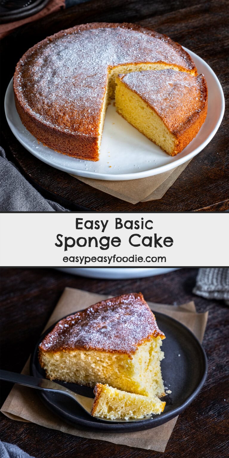 Basic Sponge Cake - Easy Peasy Foodie
