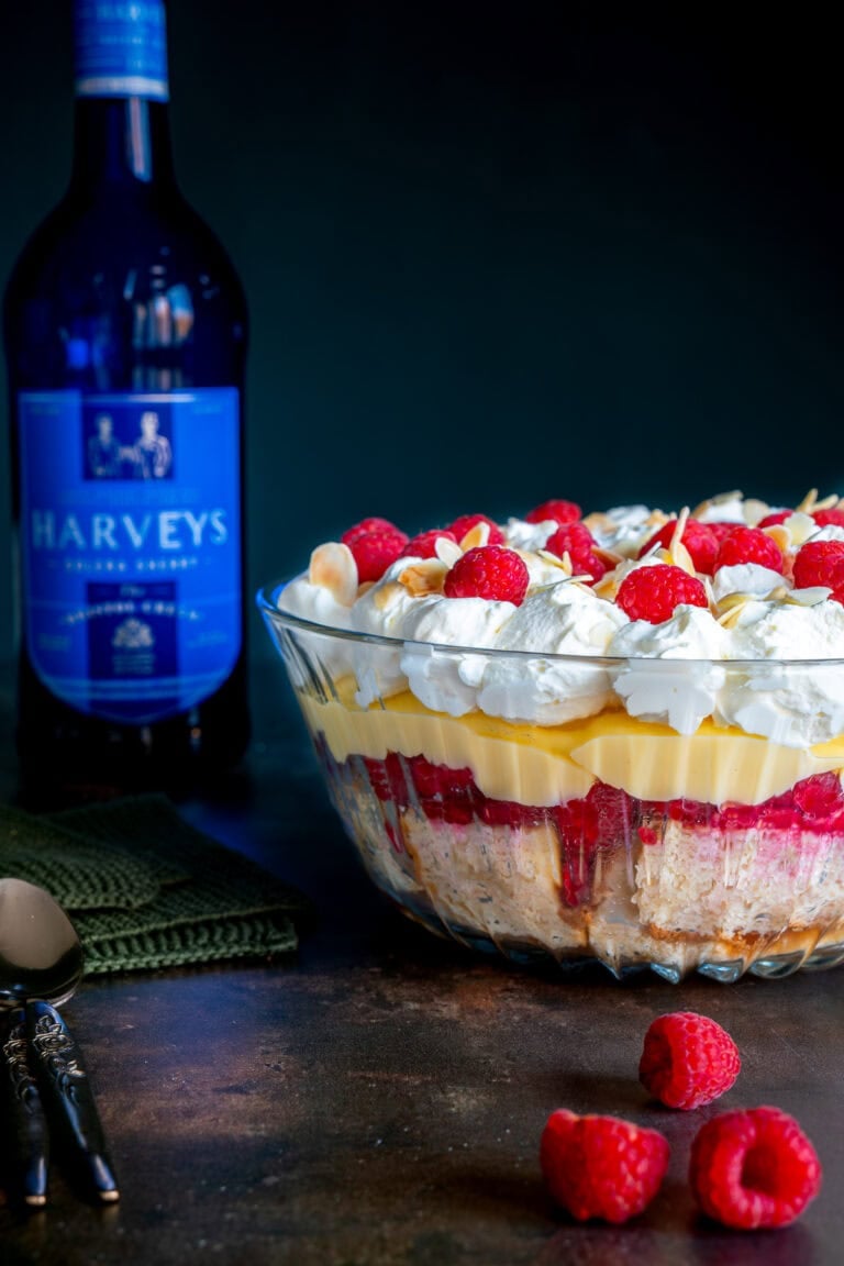 Easy Sherry Trifle - Easy Peasy Foodie