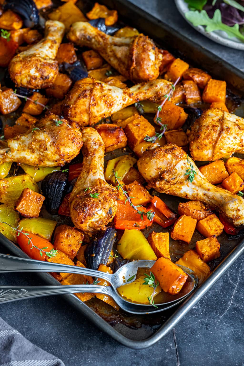 Chicken Drumstick Traybake - Easy Peasy Foodie