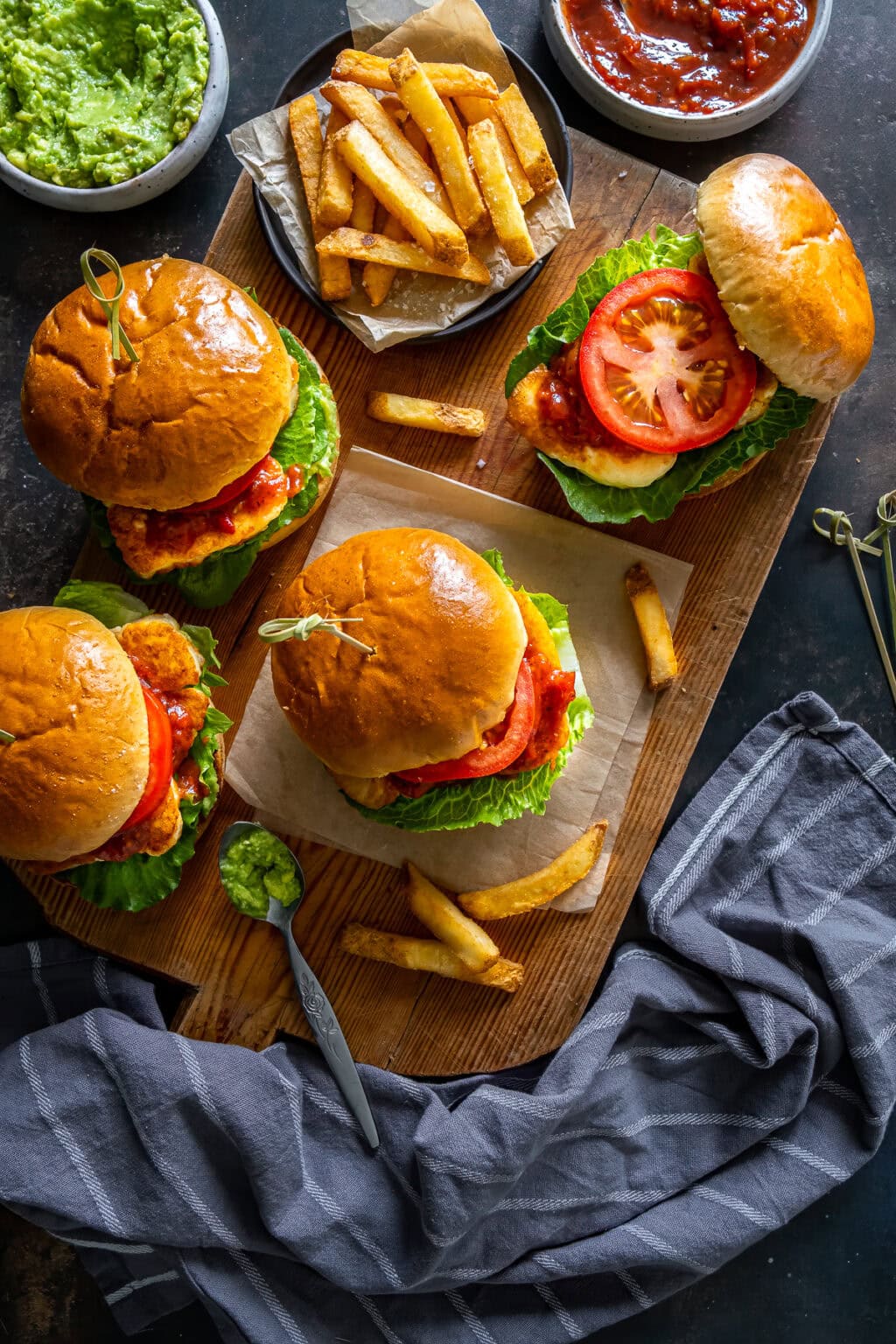 Halloumi Burgers - Easy Peasy Foodie
